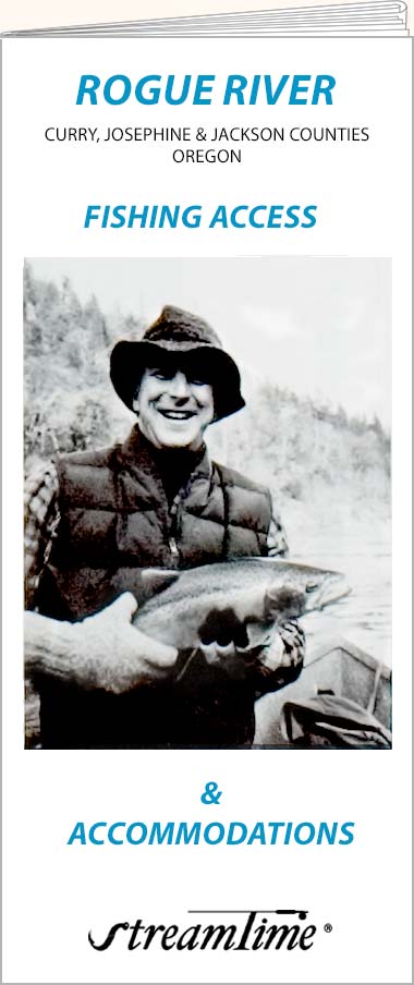 Rogue River Fishing Map – StreamTime Maps