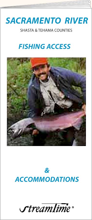 Sacramento River, Lower Fishing Map – StreamTime Maps