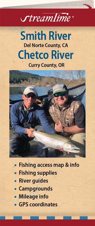 Smith & Chetco Rivers Fishing Map – StreamTime Maps