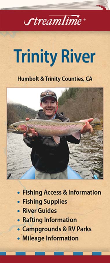 Trinity River CA Fishing Map – StreamTime Maps